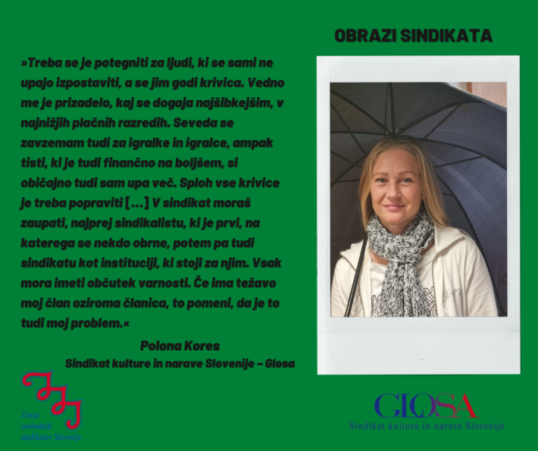 Polona Kores - Zveza svobodnih sindikatov Slovenije